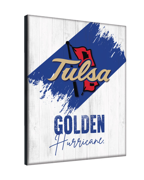 University of Tulsa Logo Wall Decor Canvas | Holland Game Room