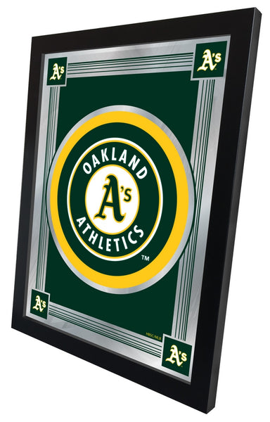 Oakland Athletics Logo Mirror | MLB Major League Baseball Bar Mirror ...